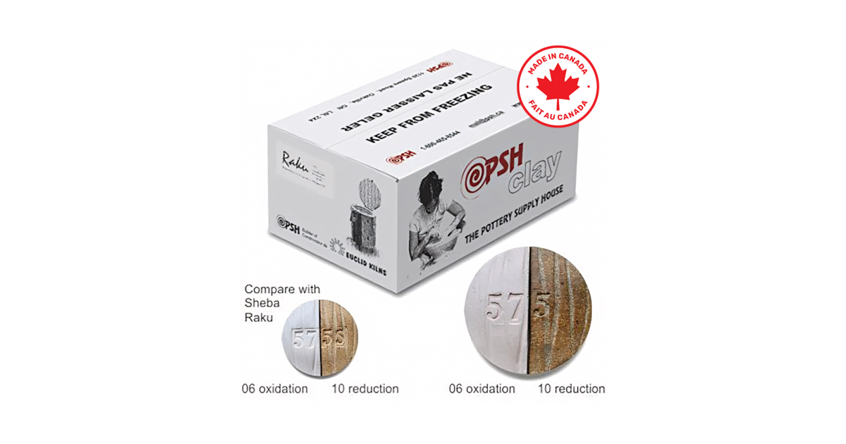 PSH #575 Raku Ceramic Clay Body, 10 kg