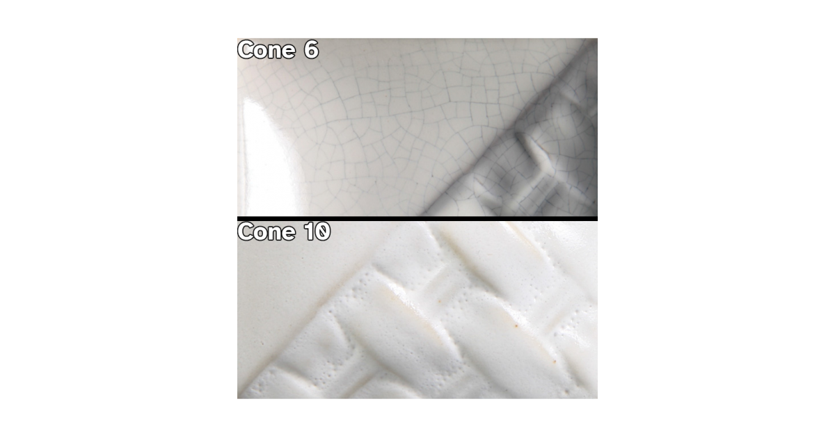 Mayco Stoneware Glaze – Crackle White (16 oz)