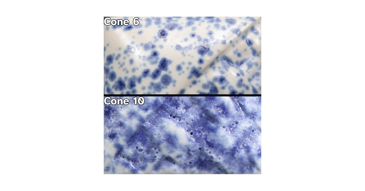 Mayco Stoneware Glaze – Blue Splatterware (16 oz)