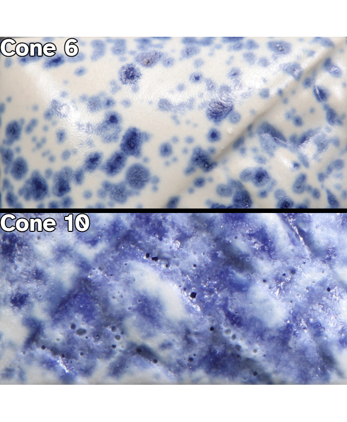 Mayco Stoneware Glaze – Blue Splatterware (16 oz)